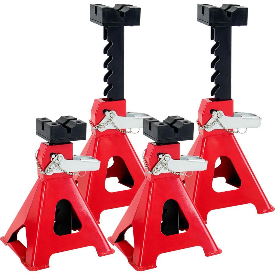 ジャッキスタンド 3t 4基 馬ジャッキ 4台セット ジャッキアップ ウマ ジャッキアップスタンド 車 工具 送料無料 ※北海道、沖縄県、離島を除く 【ロジ発送】 : ハナイズムジャパン ...