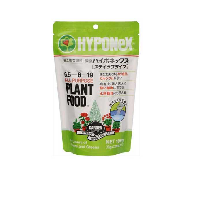 園芸用 肥料 微粉 ハイポネックス スティック 100g（5g×20本） 花き バラ 花壇 庭木 芝生 水耕栽培 : 花の大和 ヤフー店 - 通販 - Yahoo!ショッピング