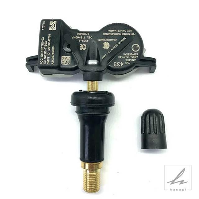 4 個 TPMS タイヤエア圧モニターシステム 433 MHZ センサー 68313387AB ジープレネゲード用 フィアット 500X ...
