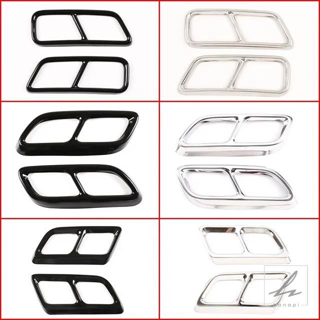 キャデラック XT4 XT5 XT6 CT4 CT5 2016-2023 ステンレステール喉マフラーマフラーカバーステッカーカーアクセサリー : カー用品・車パーツ hanapi - 通販 ...