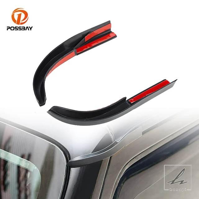 1 ペアルーフ雨水シールド分水路スロット外装部品ジープラングラー JK 2007 2008 2009-2017 ?JK ラングラー用 : カー用品・車パーツ hanapi - 通販 ...