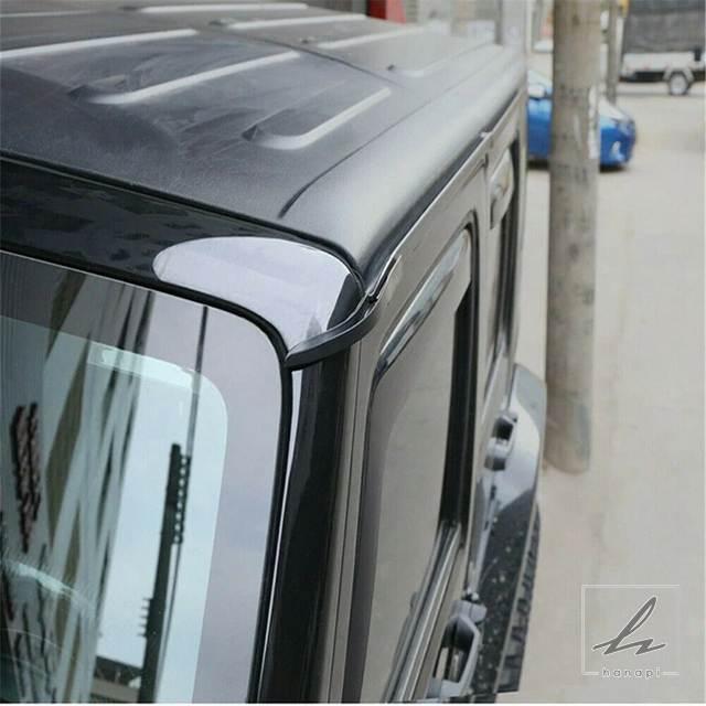 1 ペアルーフ雨水シールド分水路スロット外装部品ジープラングラー JK 2007 2008 2009-2017 ?JK ラングラー用 : カー用品・車パーツ hanapi - 通販 ...