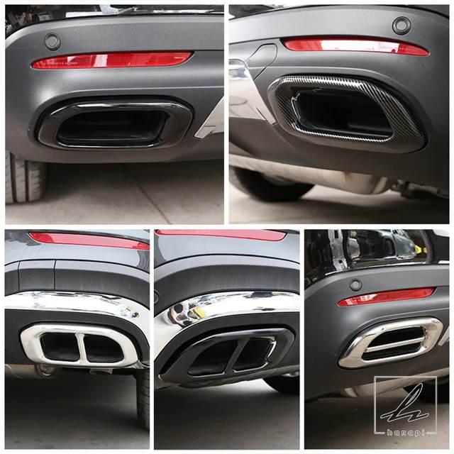 メルセデスベンツ GLE GLC GLS W167 X253 X167 2020 ステンレスマフラーマフラーテールカバーステッカーカーアクセサリー : カー用品・車パーツ hanapi ...
