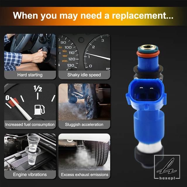 16611-AA720 4 個燃料インジェクタースバルレガシィ GT 2007-2012 カーアクセサリー 16611AA720 : カー用品 ...