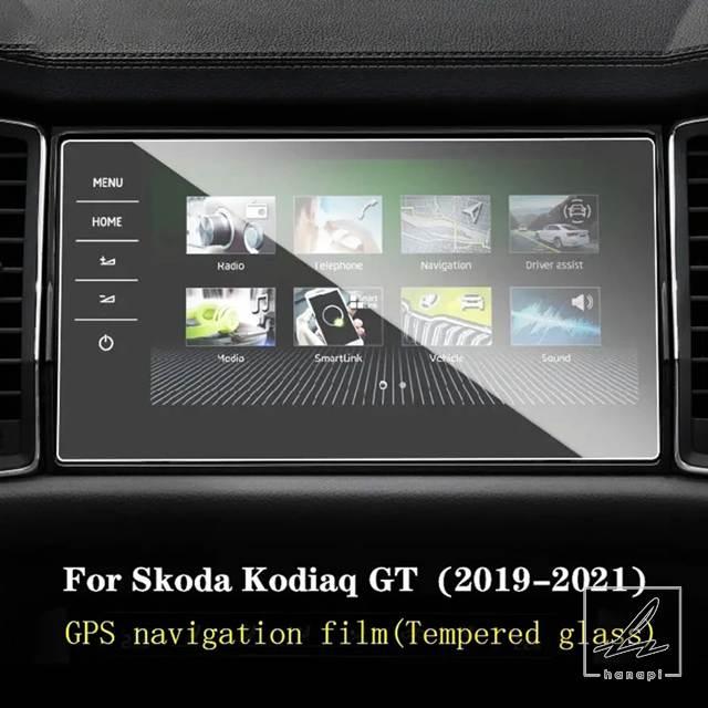 シュコダ KODIAQ GT 2019-2023 カーアクセサリー GPS ナビゲーション画面強化ガラスフィルムアンチスクラッチインテリア : カー用品・車パーツ hanapi - 通販 ...