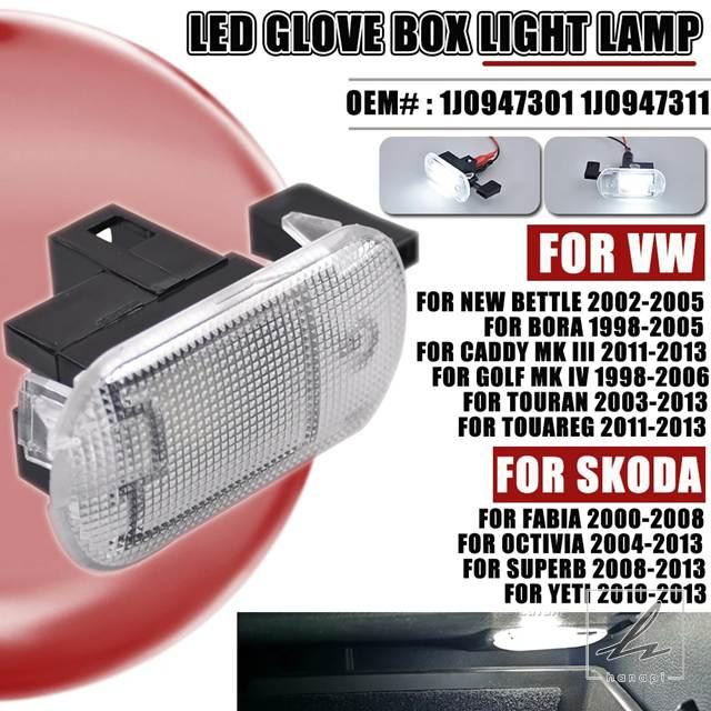 VW ゴルフ MK 4 ボラボビートルキャディーパサート B5 LED グローブボックスライトシュコダファビアオクタビア優れた収納コンパートメントライト : カー用品・車パーツ hanapi ...