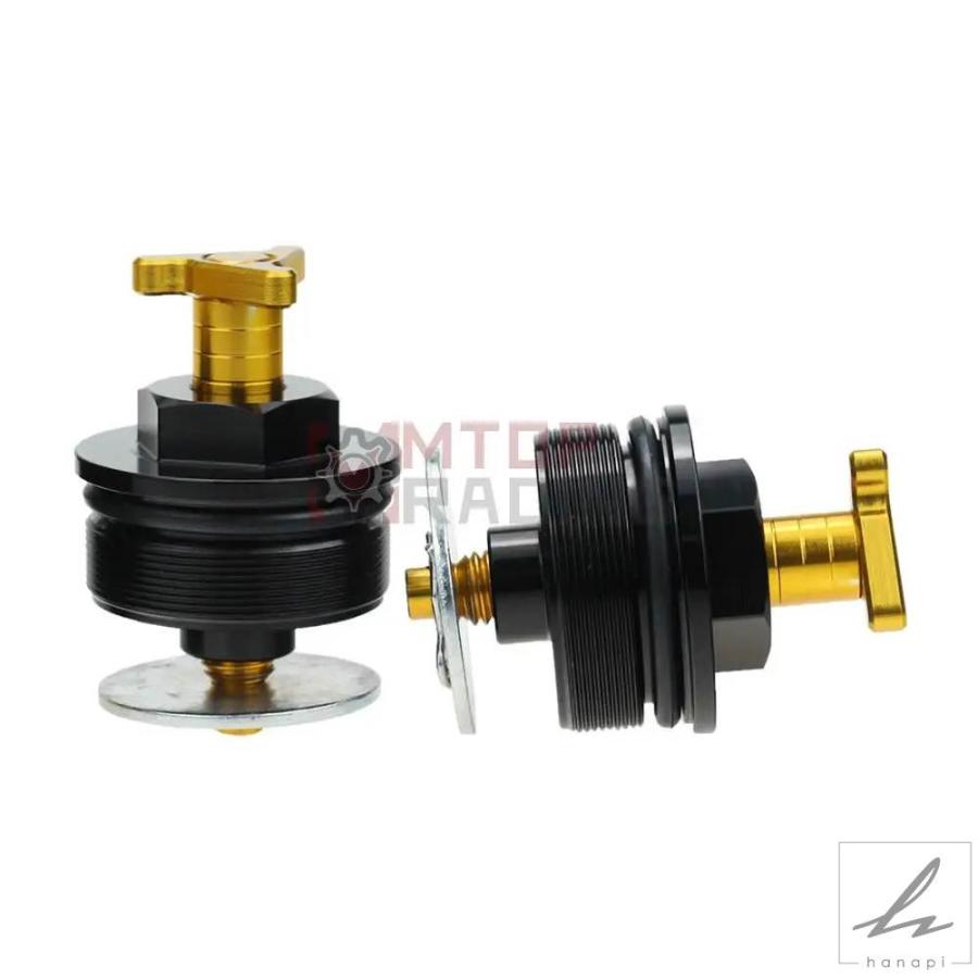 【並行輸入品】ヤマハ XJR1300 1999 - 06 4PU-23111-20-00 43MM トライアングル調整式フォークボルト用プリロードフォークキャップ 部品 カスタムパーツ ...