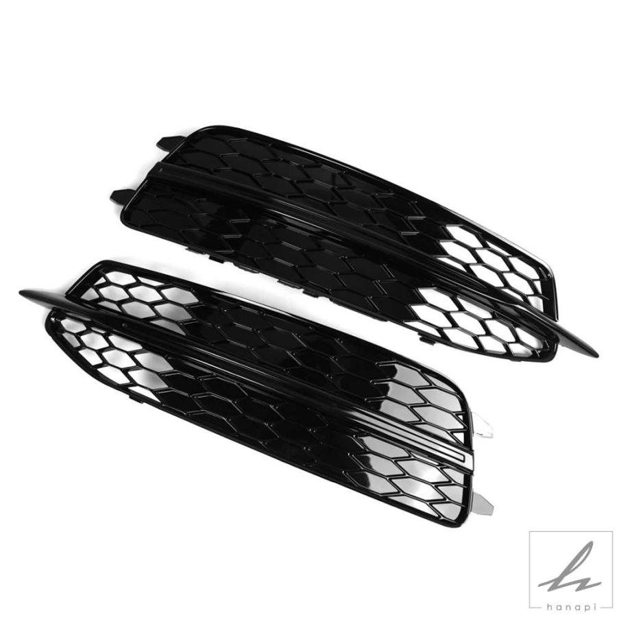 2 個フロントバンパーアンダーグリル 4G0807681D 4G0807682D アウディ A6 C7 S ライン S6 : カー用品・車 ...