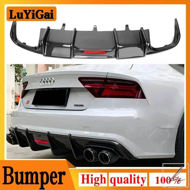 アウディ A7 S7 RS7 2012-18 カーボンリアバンパーディフューザーリップスポイラーカーアクセサリー : カー用品・車パーツ hanapi - 通販 - Yahoo!ショッピング