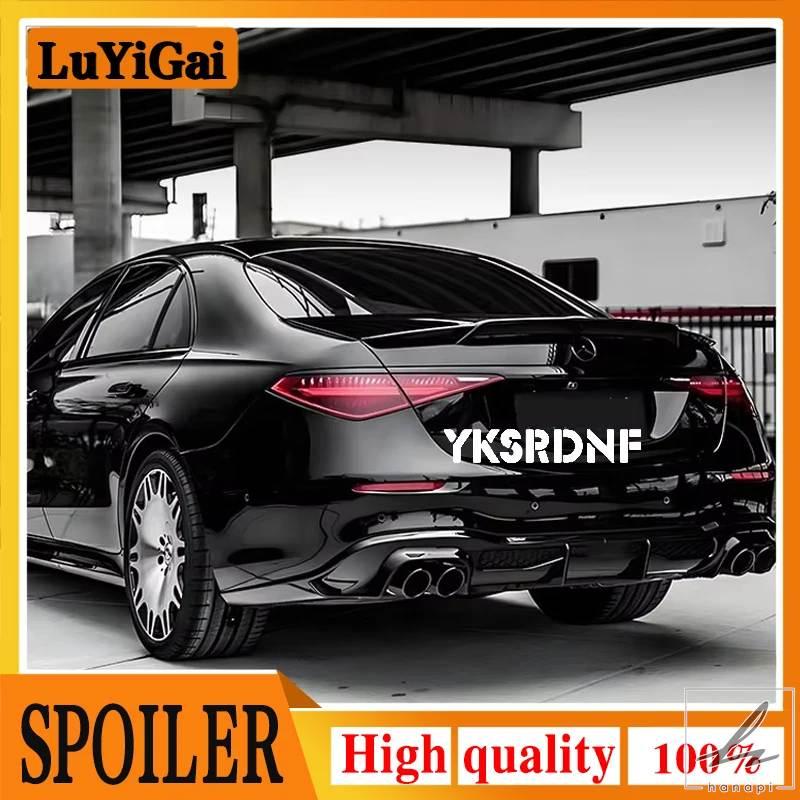 BBS スタイルメルセデス ベンツ新 S クラス W223 S480 S500 S680 2021+ トランクトランクリップウイングカーボンスポイラー : カー用品・車パーツ hanapi ...