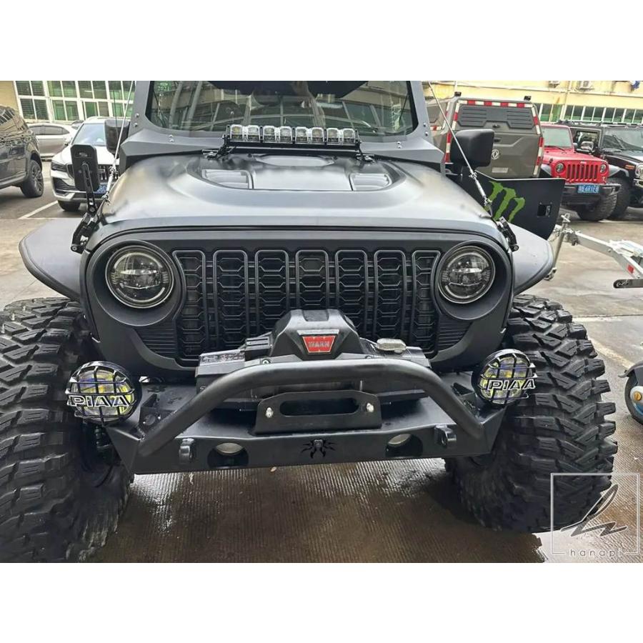 2024 新デザインフロントグリル ABS グリル JK JL スタイルジープラングラー 2007-2017 K010 NTRIX : カー用品・車パーツ hanapi - 通販 ...