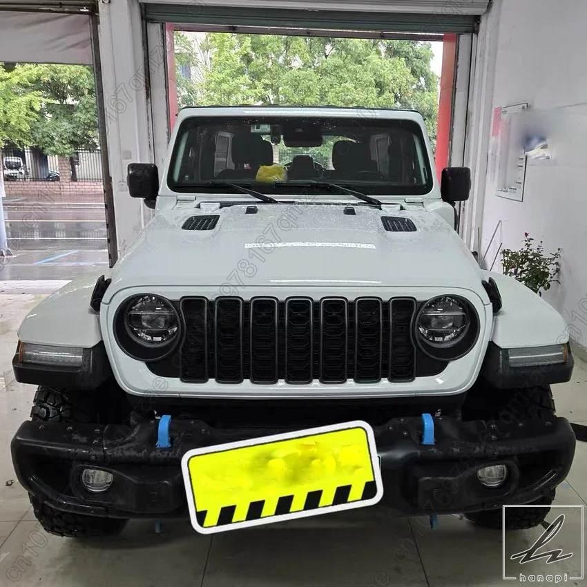 新デザインオフロードフロントバンパーメッシュグリルジープラングラー JK 2007-2017 アップグレードグリル JL スタイル ABS チューニングアクセサリー : カー用品・車パーツ ...