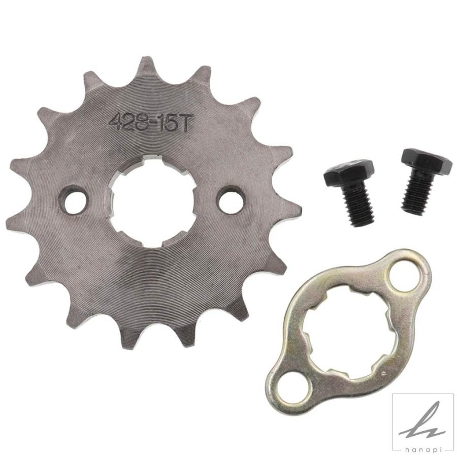 フロントエンジン 428# 10T 11T 12T 13T 14T 15T 16T 17T 18T 19T トゥース数 17MM 20MM チェーンスプロケット リテーナープレートロッカー付き ...