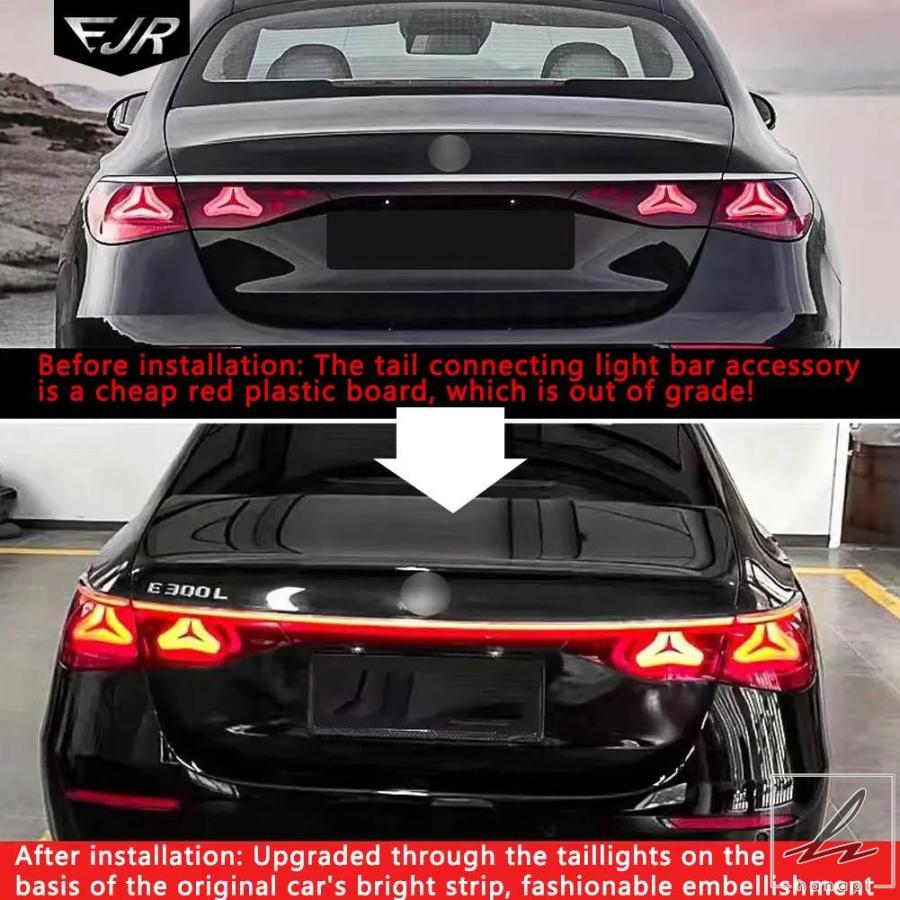 メルセデスベンツ Eクラス 2024 スルーテールライト W214 E260 E300L ブレーキターンハザードリアテールウォーターライトトランクカーランプ : カー用品・車パーツ ...