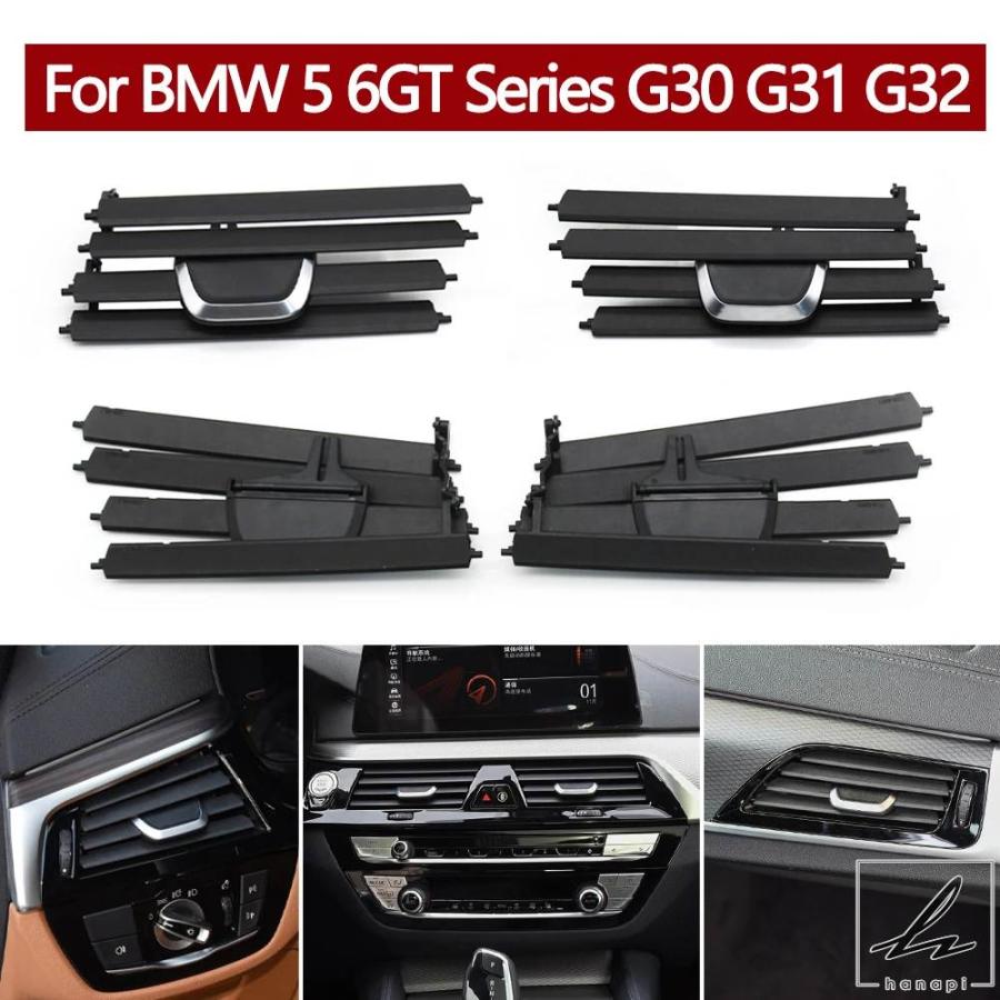 BMW 5 6GTシリーズ G30 G31 G32 525I 530I 535I 540I用 車フロントリアエアコンACベントグリルアウトレットクリップリペアキット 部品 カスタムパーツ ...