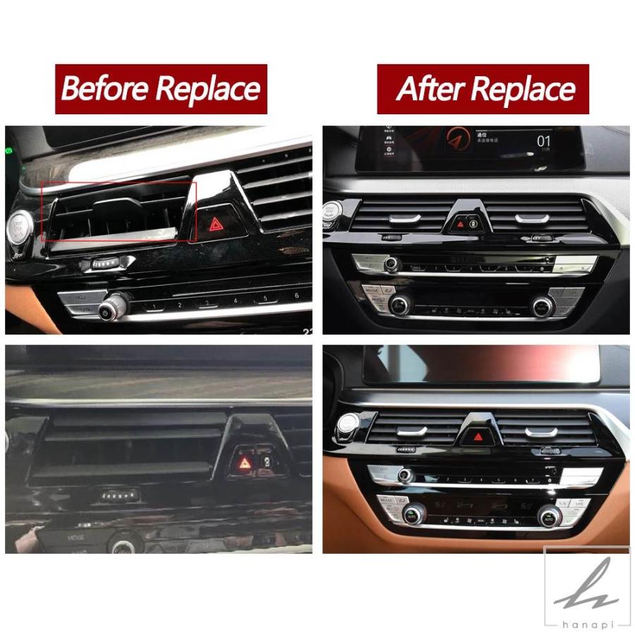 BMW 5 6GTシリーズ G30 G31 G32 525I 530I 535I 540I用 車フロントリアエアコンACベントグリルアウトレットクリップリペアキット 部品 カスタムパーツ ...