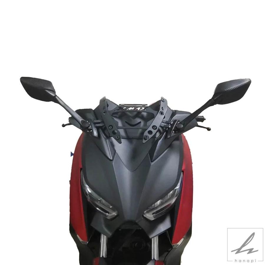 MTKRACING YAMAHA XMAX 2017-2022 用 オートバイ用ブラケット 携帯電話 GPS ナビゲーションボード ブラケット バックミラー 部品 カスタムパーツ : カー用品 ...