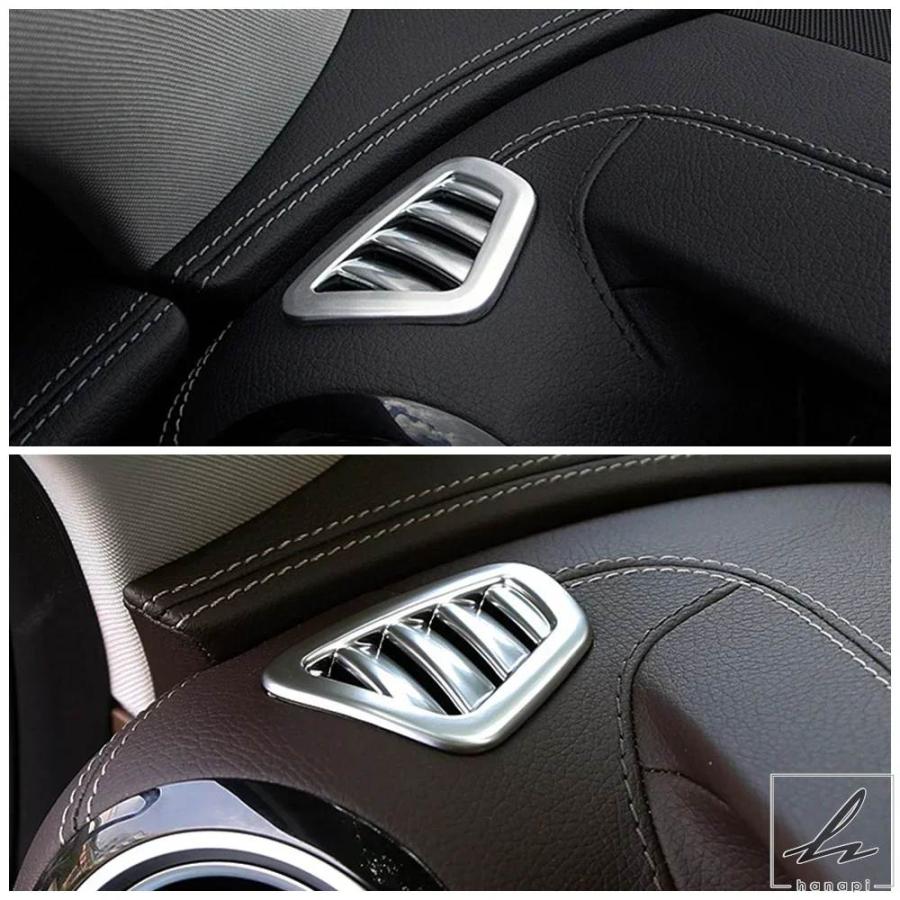 メルセデスベンツ Eクラス W213 2016 2021 E200 E220 E260 E300 車ダッシュボードエアコン ACダクトアウトレットベントフレームカバートリム 部品 カスタム ...