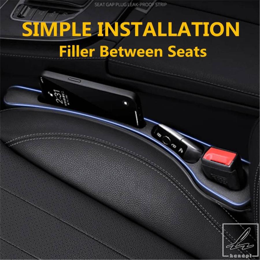 2個入り カーシート隙間埋めシート 隙間インテリア装飾 自動車アクセサリー BMW E46 E90 E60 F30 F10 E39 G20 F20 E92用 部品 カスタムパーツ アクセサリー ...