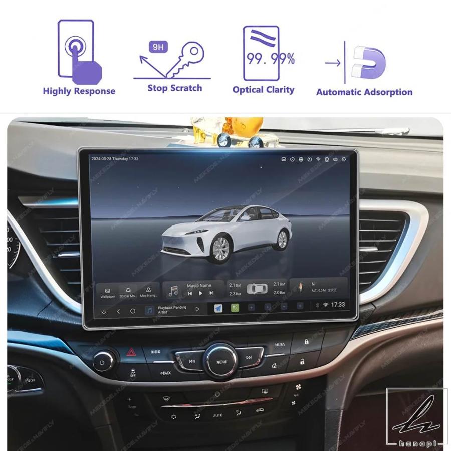 【並行輸入品】 11.5インチ 13インチ ラジオ用 強化ガラス GPS DVDプレーヤー 防水 LCD フルタッチスクリーン フィルム ステッカー カーアクセサリー 部品 カス : カー用品 ...