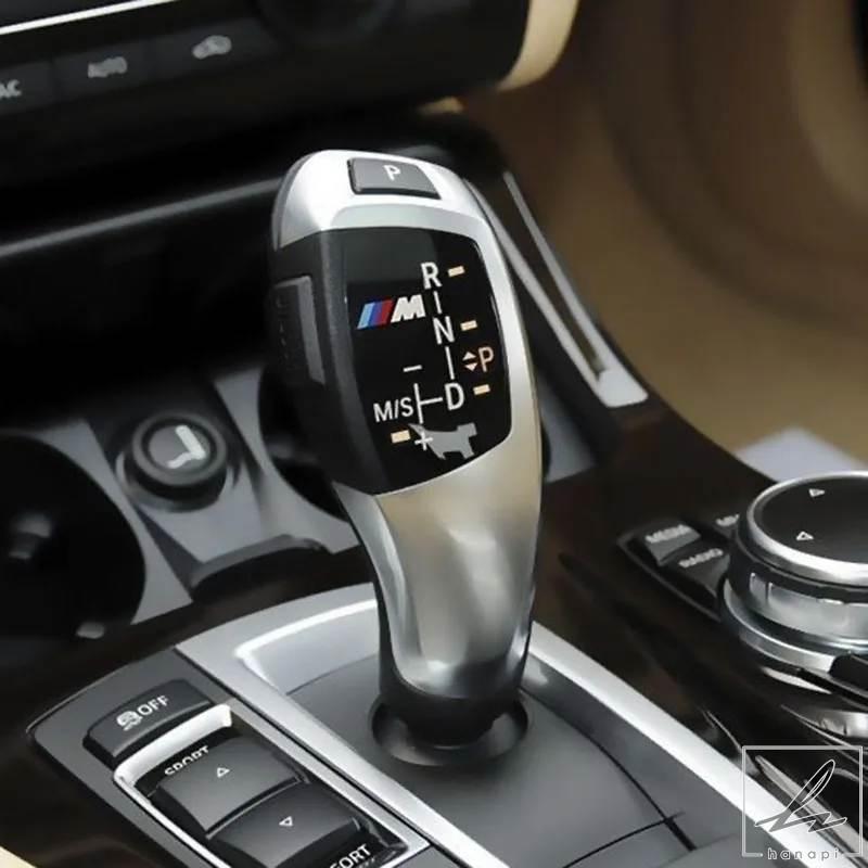 BMW 1 2 3 4 5 7シリーズ F01 F02 X1 X3 X5 X6 M3 M5 F30 F32 F48用 ロゴ付き 車用ギアシフトノブパネルカバー 内装 部品 カスタムパーツ ...
