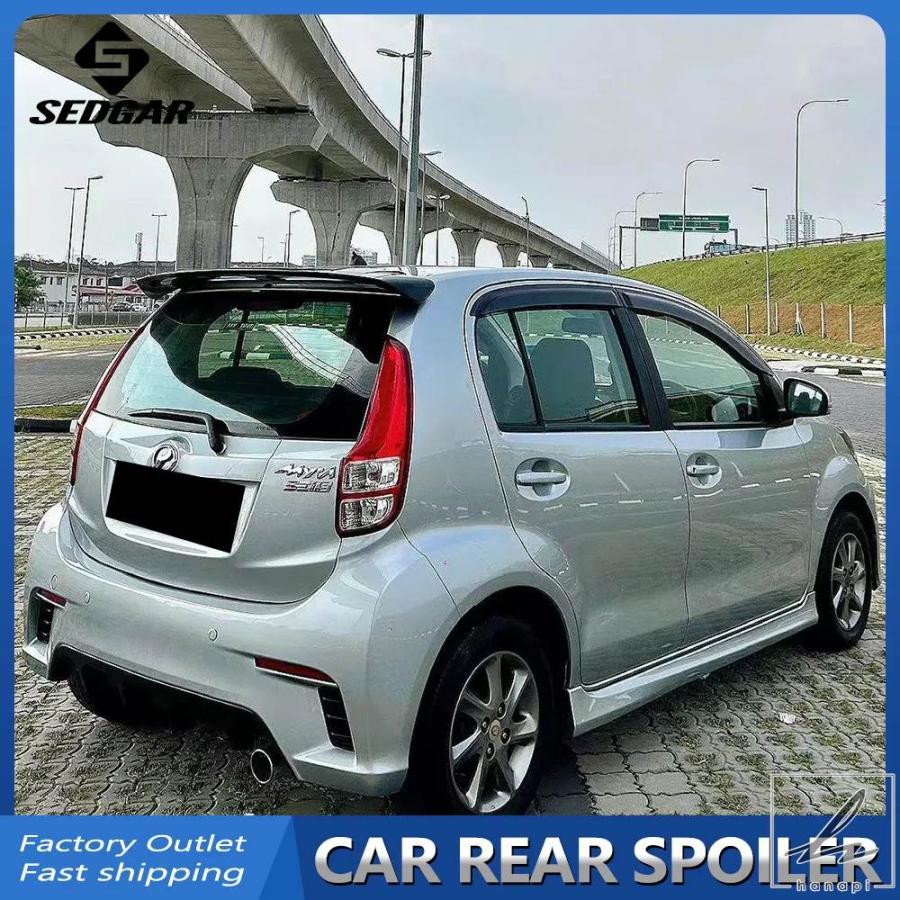 【並行輸入品】 2005--2011 PERODUA MYVI SE2 SE LAGI ベストスタイルABSプラスチック未塗装スポイラー ...