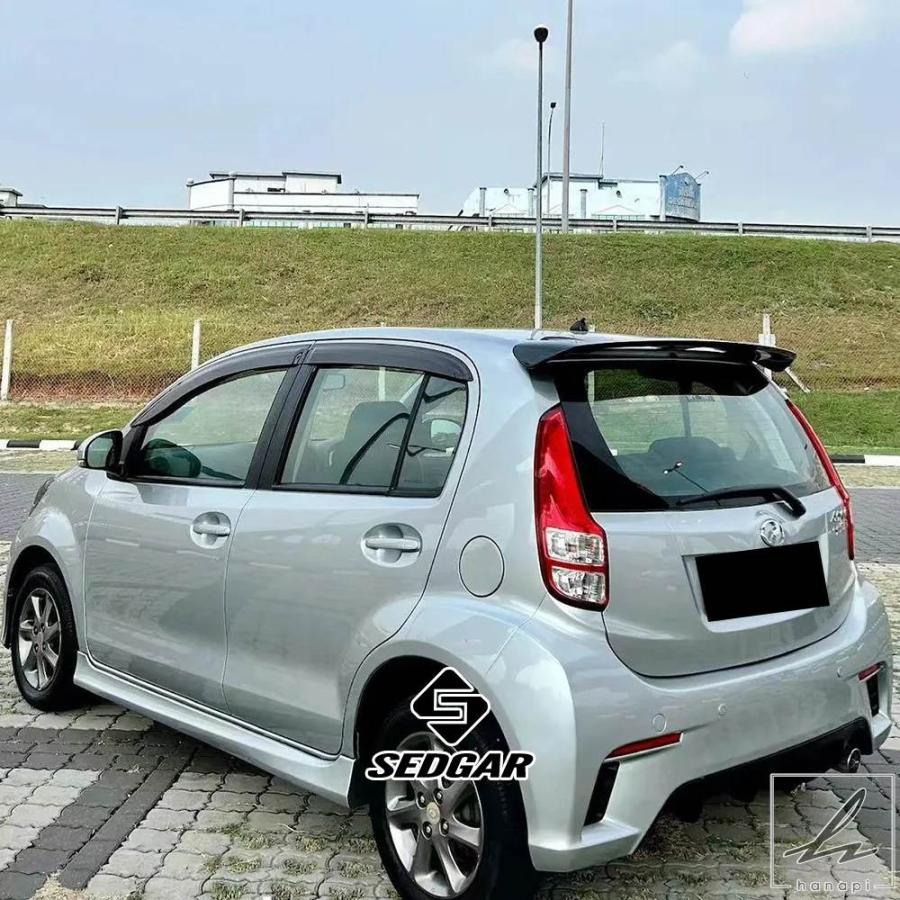 【並行輸入品】 2005--2011 PERODUA MYVI SE2 SE LAGI ベストスタイルABSプラスチック未塗装スポイラー ...