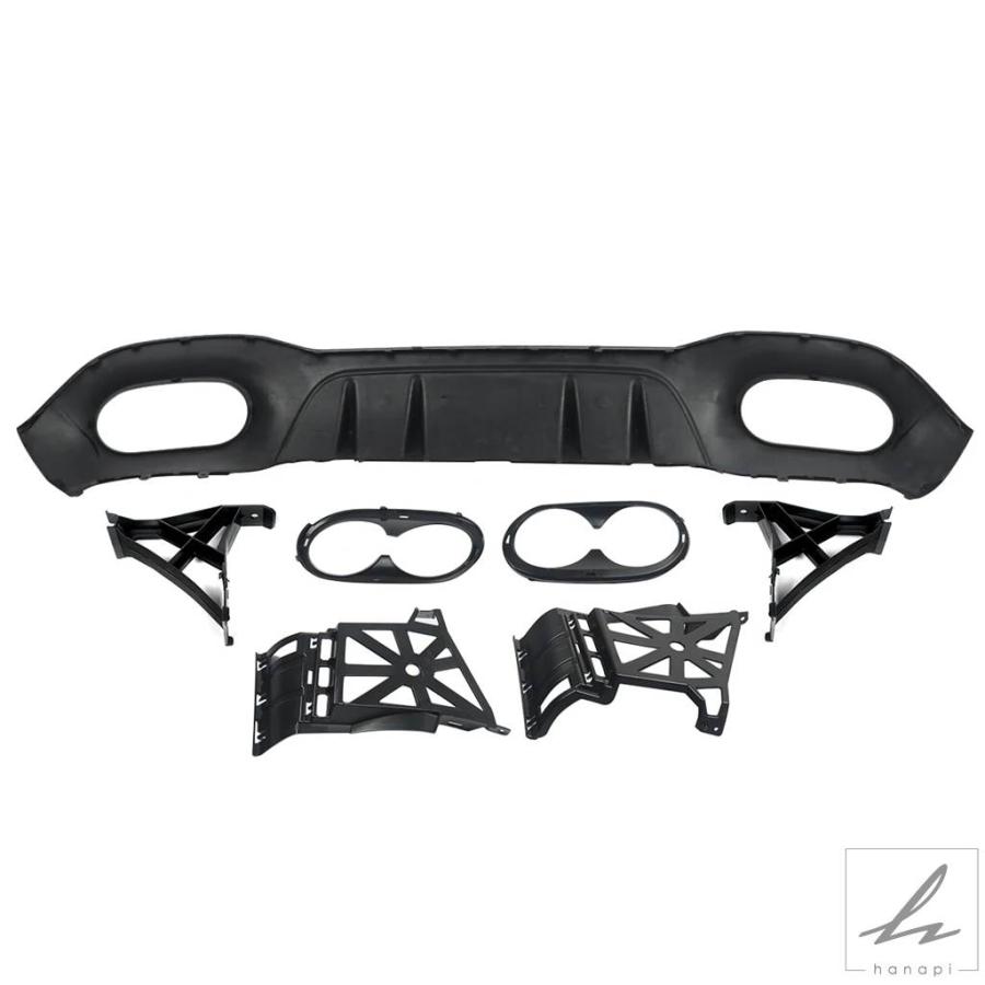 メルセデスベンツ W177 AMG ライン 2019-2020 A クラス A45 A180 A200 A220 A250 用 リアバンパーリップディフューザー マフラー排気チップ付き 部品 ...