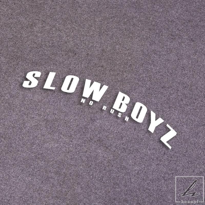 SLOW BOYZ 車用ステッカー 防水 日焼け止め ビニール素材 パーソナライズ文字 車用デコレーション デカール 色褪せません 部品 ...