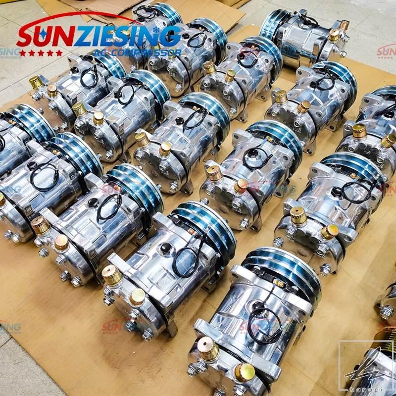 508 5H14 SD5H14 SD508 汎用オートカーACエアコンACコンプレッサー 8PK /2PK 12V / 24V グリーンとミュート 部品 カスタムパーツ アクセサリー : カー ...