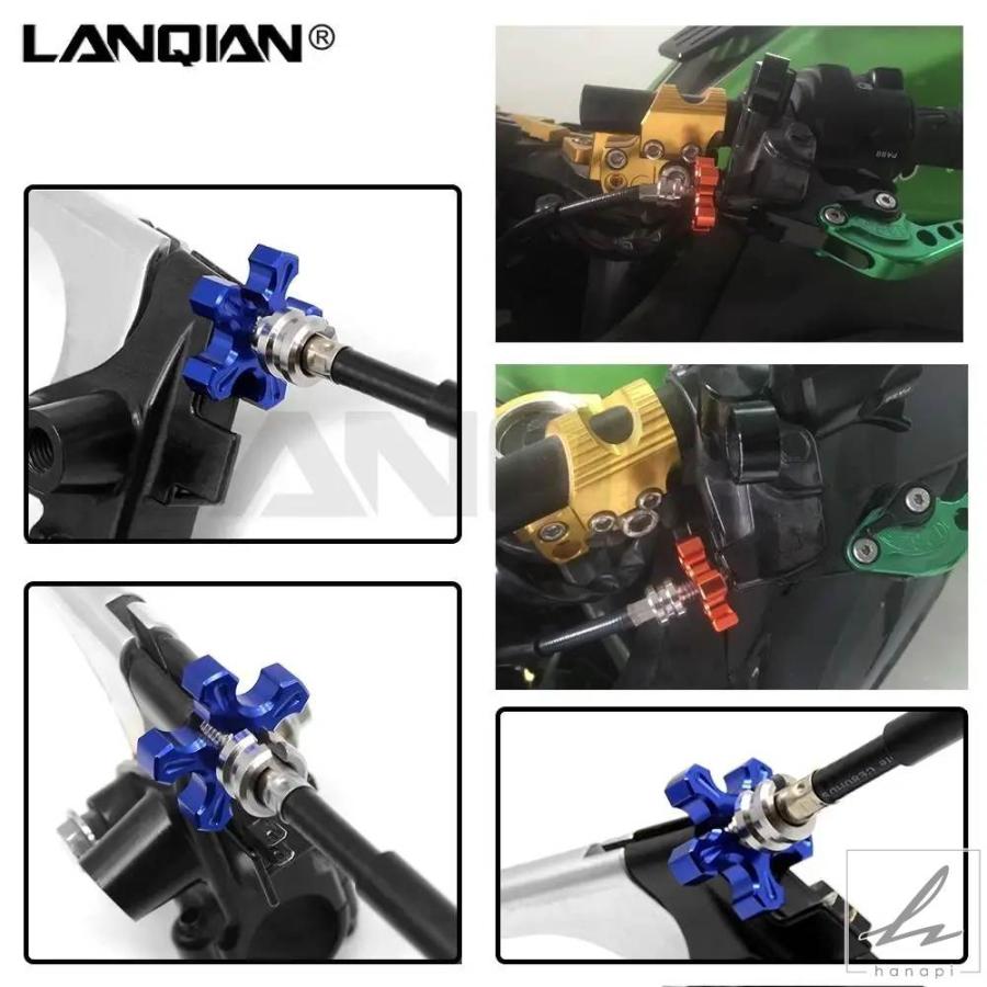 【並行輸入品】M8 M10 オートバイクラッチケーブルワイヤーアジャスター KAWASAKI KX KLX KDX 65 85 100 125 150 250 450 F R S SR D ...