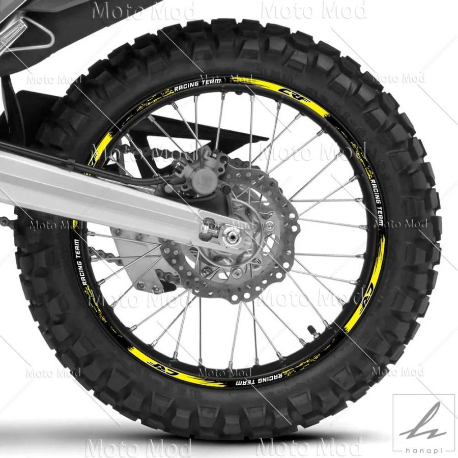 【並行輸入品】HONDA CRF 450 300L 450X 450R 250R 250F 150L 230 反射オートバイホイールステッカーリムデカールハブストライプテープ 部品 カスタムパ ...