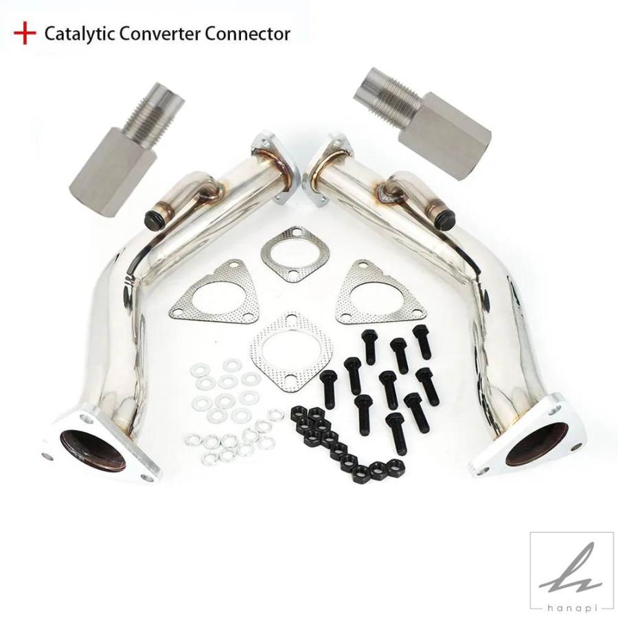 【並行輸入品】テストパイプ デキャット キャタレス ストレートダウンパイプ エキゾースト NISSAN 350Z 370Z INFINITI G37 G25 2.5 FX35 FX37 Q50 ...