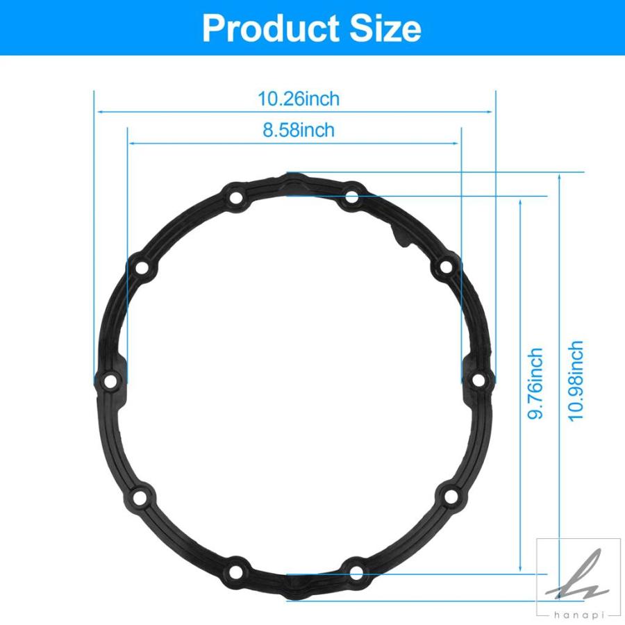 【並行輸入品】リアアクスルハウジングカバーガスケット 15860607 シボレー シルバラード 1500用 部品 カスタムパーツ アクセサリー ...
