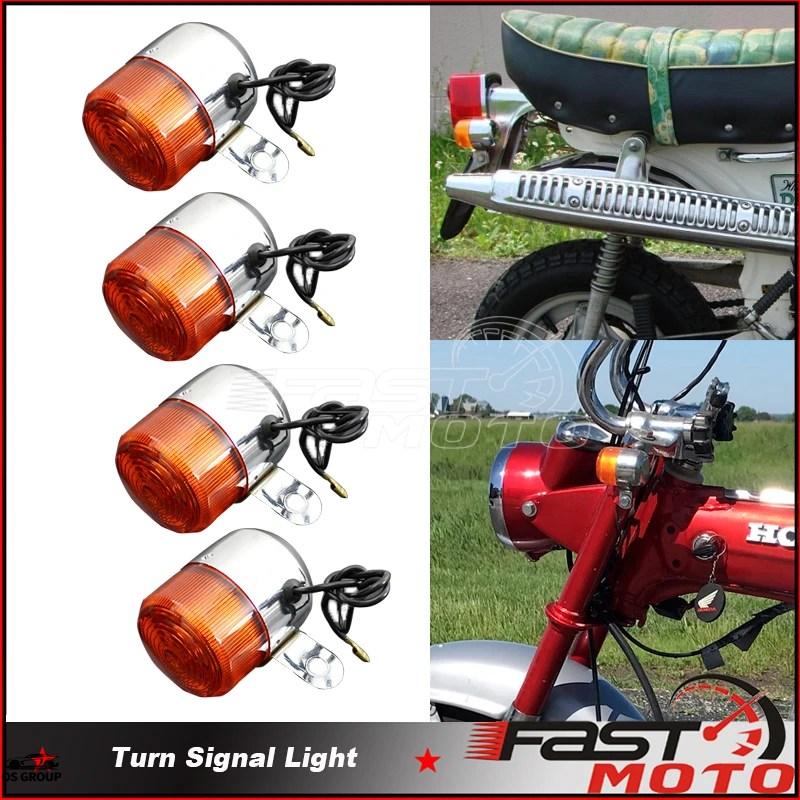 CAFE RACER TURN SIGNAL INDICATOR LIGHT LAMP FOR HONDA Z50J Z50 Z50A ...