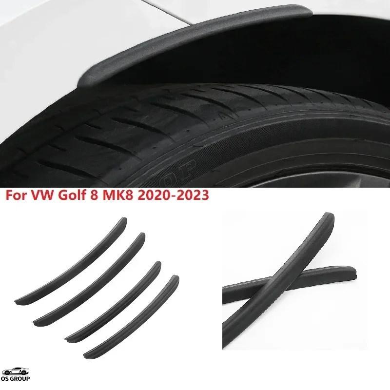 フィット フォルクスワーゲン ゴルフ 8 MK8 2020年-2023 4X バンパー フェンダー Flare 泥除け スプラッシュ ガード ...