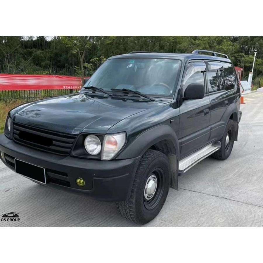 ヘッドライト アセンブリ レーシング グリル ライト フレーム トヨタ プラド LC90 LC95 Convert マスク s : ハナピ ...