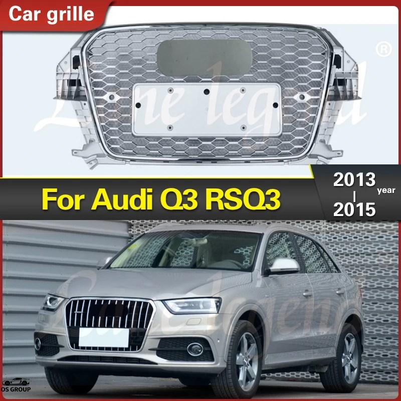 RSQ3 スタイル ラジエーター グリル フロント レーシング バンパー フード ハニカム メッシュ アウディ Q3 2013年 2014年 2015年 : ハナピ - 通販 - Yahoo ...