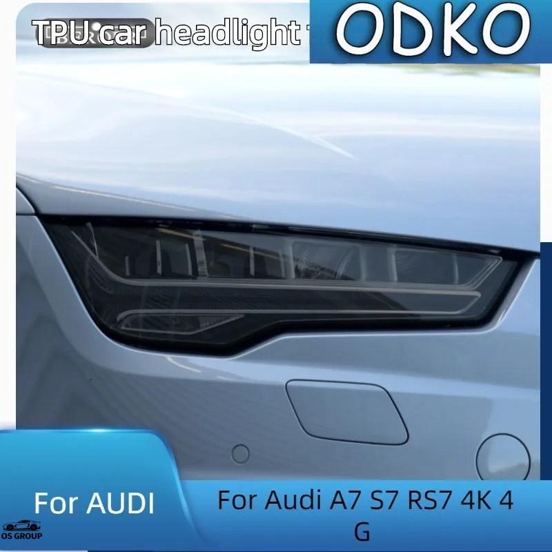 アウディ A7 S7 RS7 4K 4G ヘッドライト スモーク ブラック 保護 フィルム プロテクト 透明 TPU ステッカー s : ハナピ - 通販 - Yahoo!ショッピング