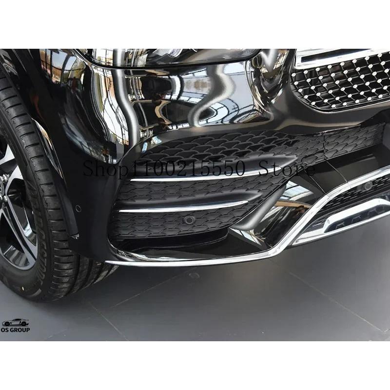 【並行輸入品】 フロント バンパー リップ スポイラー メッキ クローム メルセデス GLE C167 V167 W167 ...