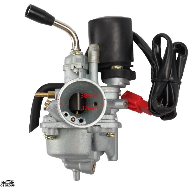バイク 19mm キャブレター Jog50 50cc 90cc キャブ ヤマハ JOG JOG50 JOG90 BWS100 YW100 2-Stroke スクーター : ハナピ - 通販 ...