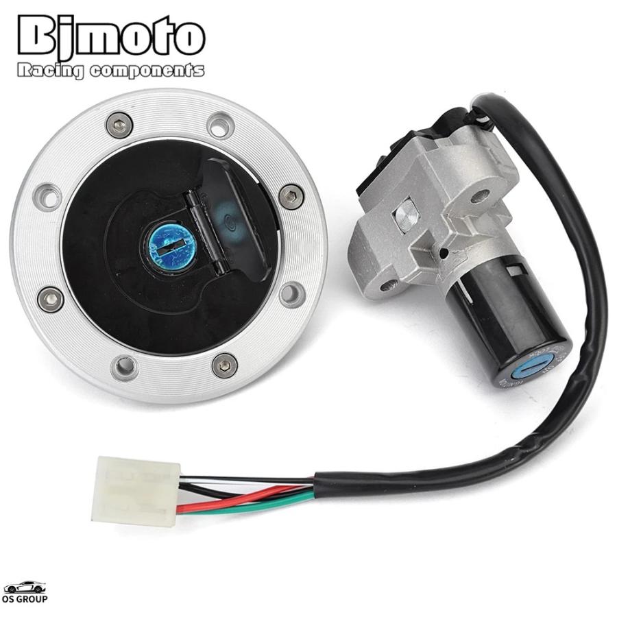 GS 500 GSF 250 ガソリン キャップ イグニッション スイッチ シート ロック キー キット スズキ 400 バンデイット 77A ...