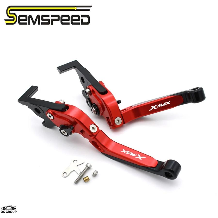 【並行輸入品】 SEMSPEED XMAX 2023 CNC パーキング レバー Strhable ブレーキ クラッチ ヤマハ X-MAX ...