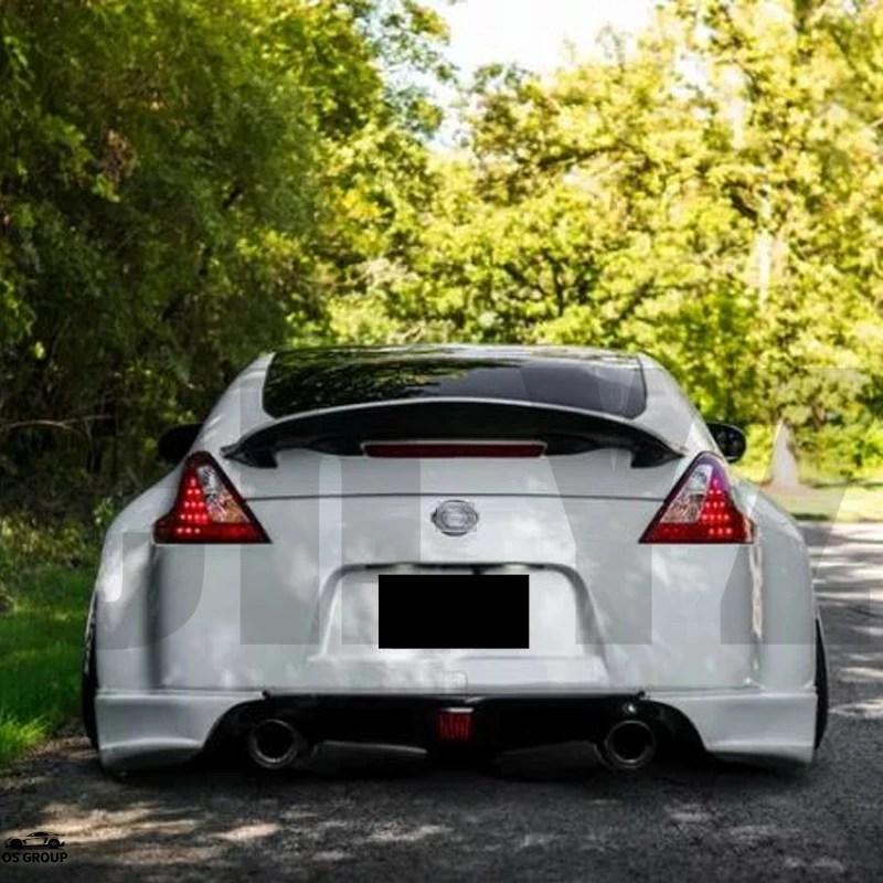 ニッサン 370Z Z34 AJT3 Styl 2009年-2015年 トップ カーボン リア ルーフ スポイラー ウィング トランク リップ カバー : ハナピ - 通販 - Yahoo ...
