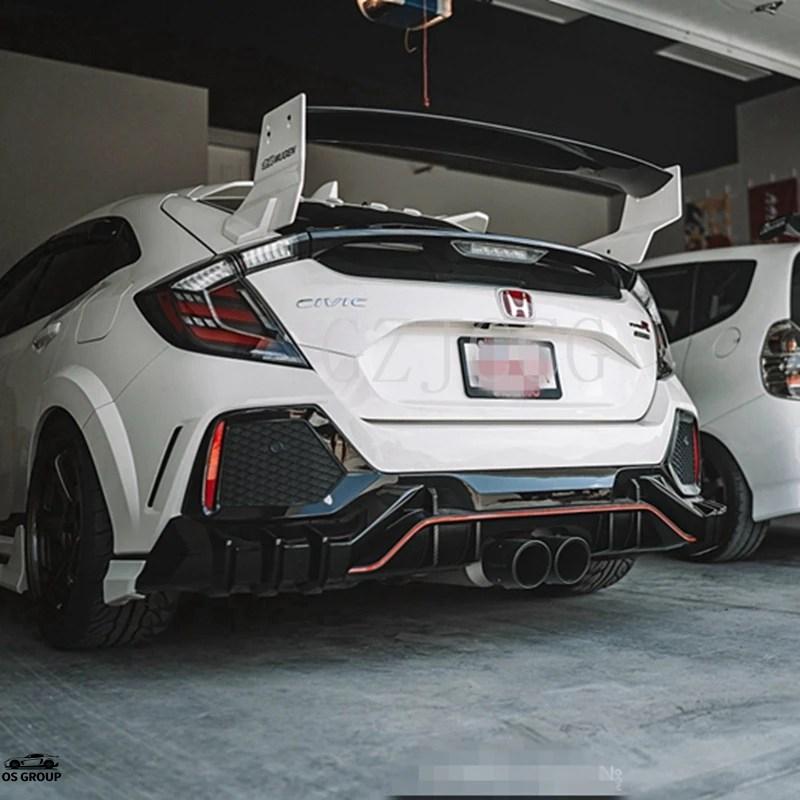 ホンダ シビック スポイラー ハッチバック 2016年-2021年FK4 FK7 FK8 MU テール JDM : ハナピ - 通販 ...