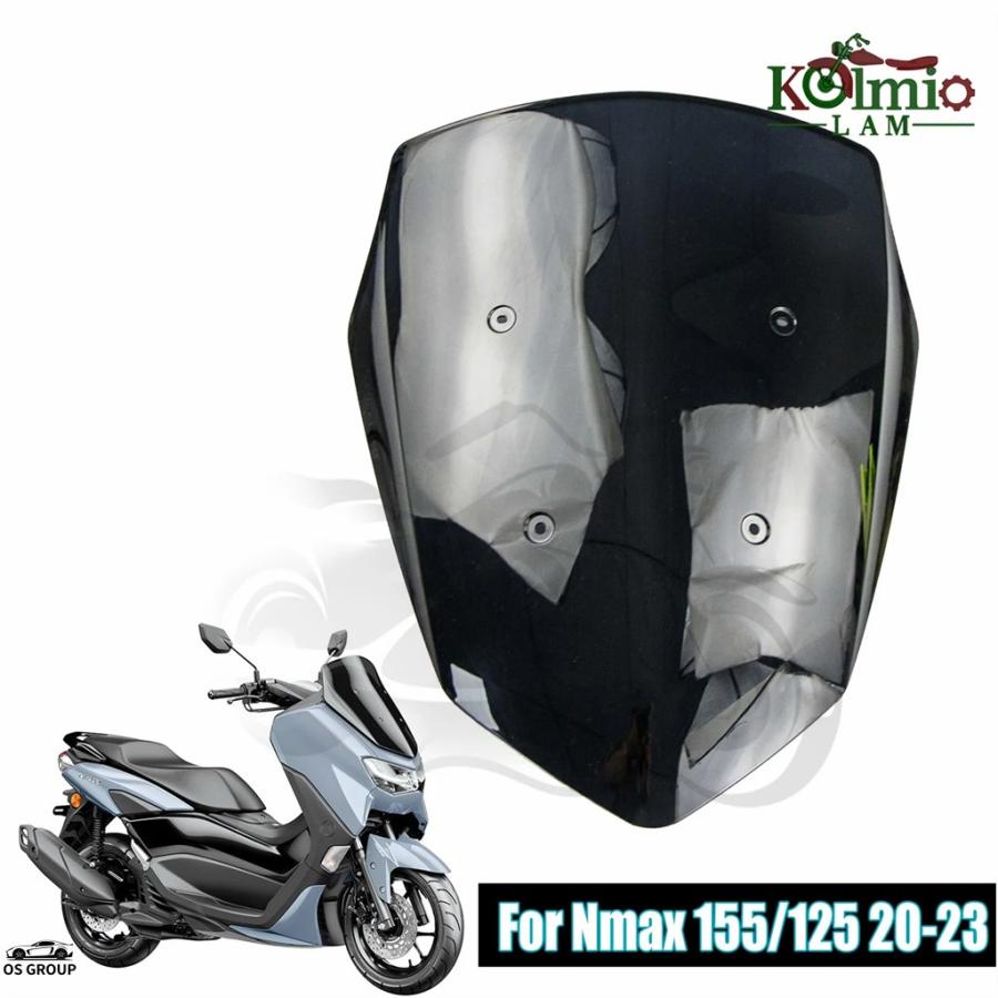 ヤマハ 2020年 - 2023 Nmax155 NMAX125 バイク 風よけ 風防 ウインドシールド 風防スクリーン NMAX 155 N-MAX 125 2021年 2022年 : ハナ ...