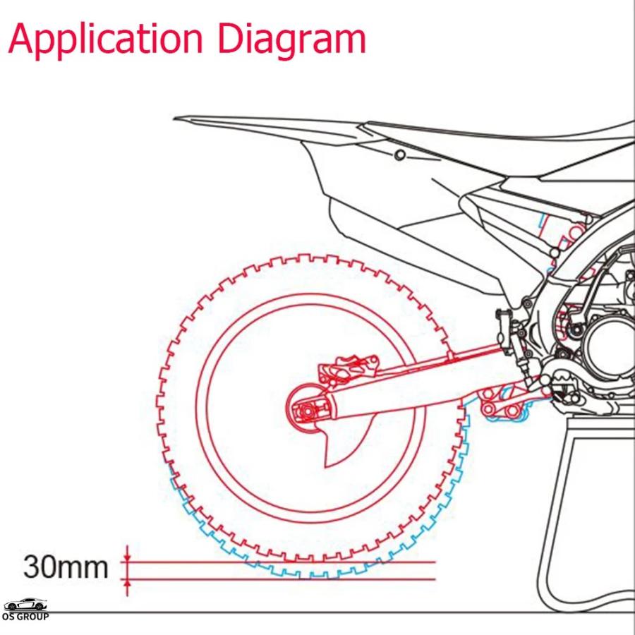 46/50mm フォーク ショック アブソーバー サスペンション ダウンサス リア ing キット ヤマハ YZ250F YZ450F YZ 125 250 125X 250X WR : ハナ ...