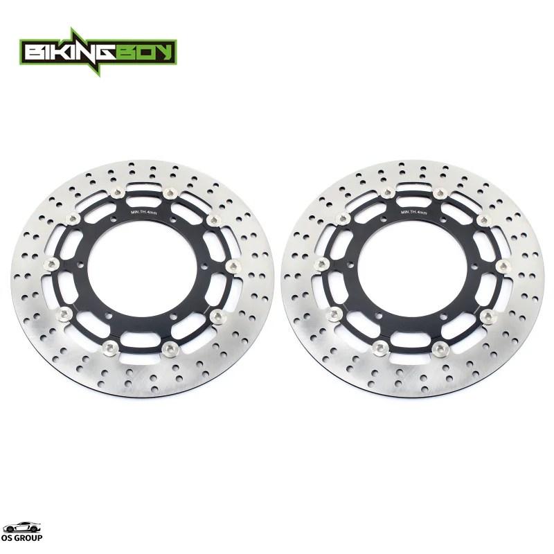 【並行輸入品】 BIKINGBOY フロント ブレーキ Discs Rotors ディスク YZF R7 99 00 01 FJR 1300 ...
