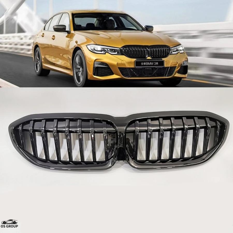 【並行輸入品】 レーシング グリル フロント キドニー BMW 3 シリーズ G20 G21 G28 318i 320i 328i 330i ...