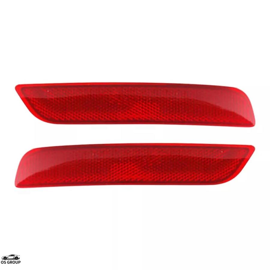 1ペア リア バンパー リフレクター ライト 63147847591 63147847592 BMW X5 F15 2012年-2016年 ...